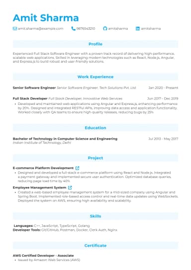 Resume Mate | Professional Resume Builder | Enhance your CV